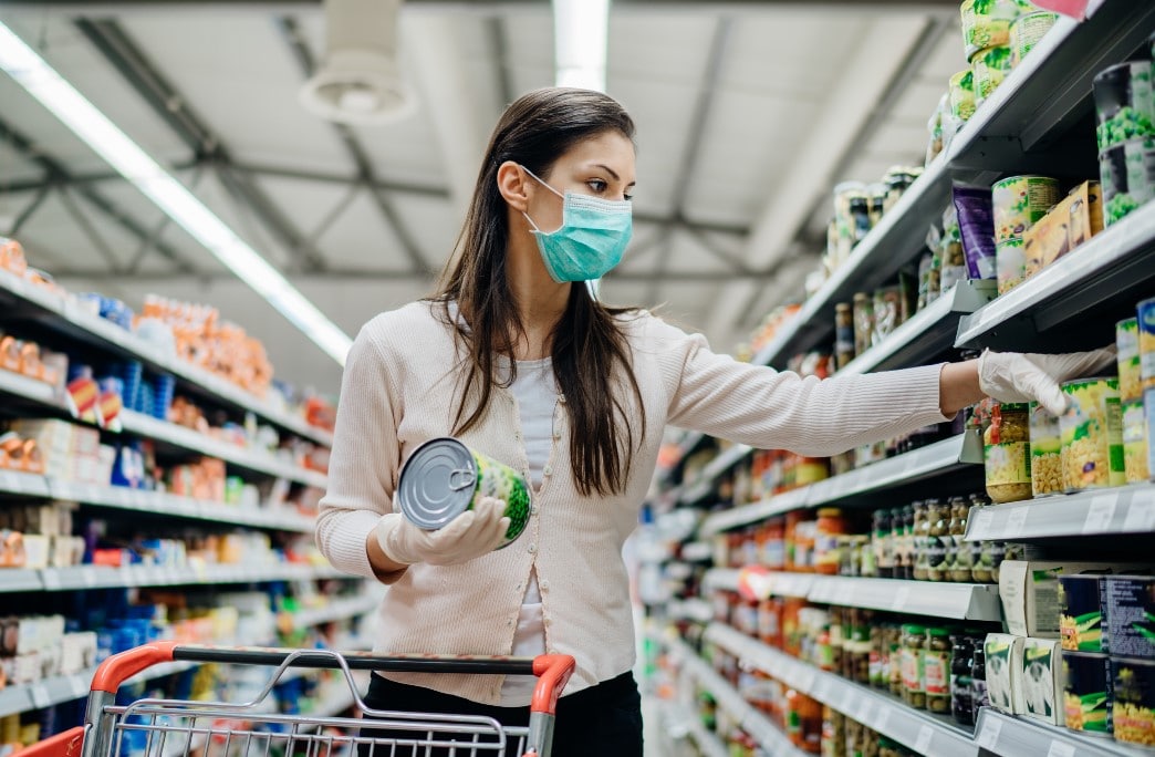 Grocery store predicted COVID & avoided supply chain shortages